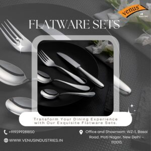 Venus Cutlery And Crockery | Stylish Forks And Spoons Set