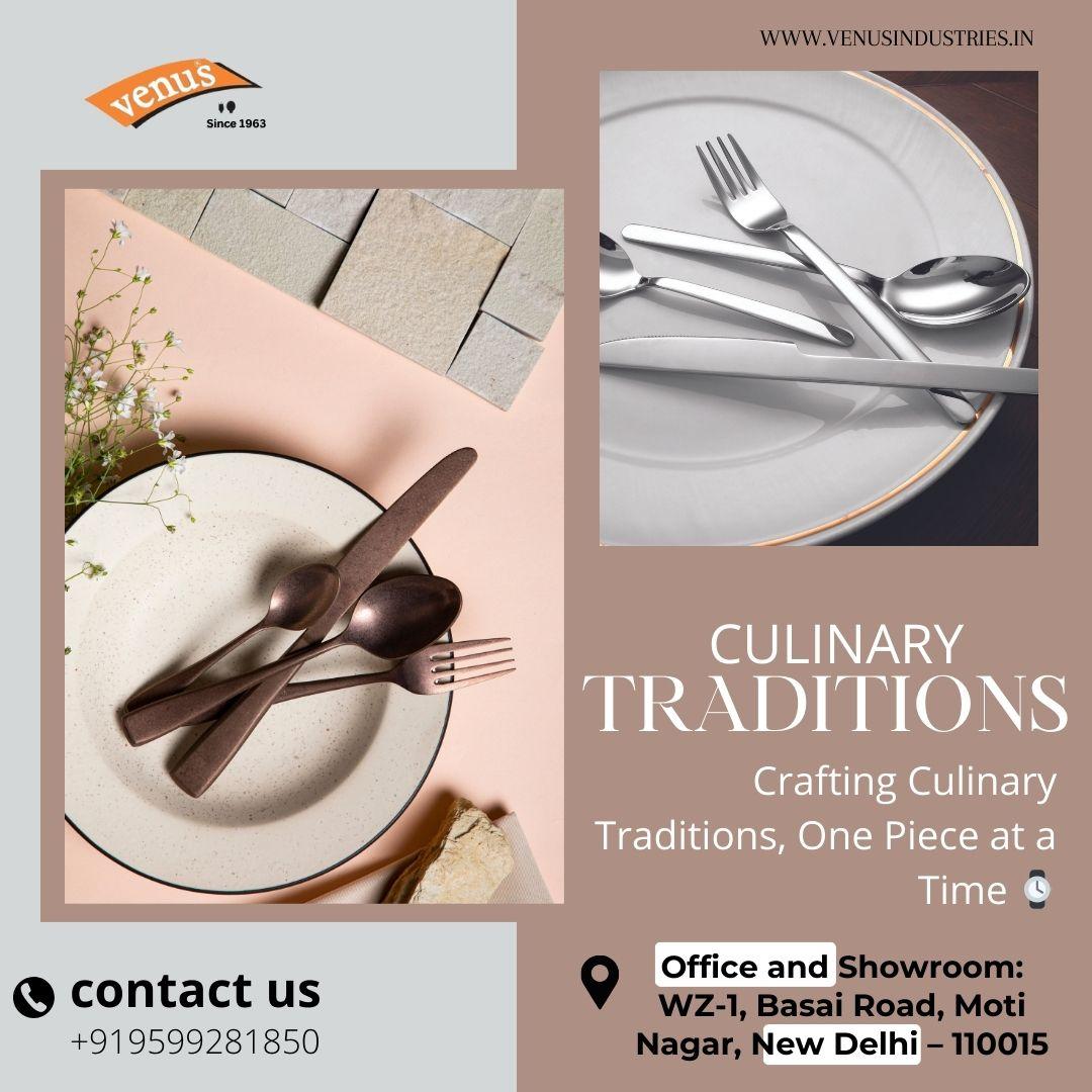Venus Cutlery And Crockery | Stylish Forks And Spoons Set